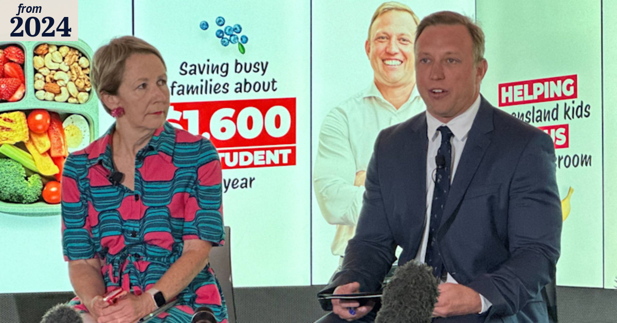Free school lunches: Premier Steven Miles dismisses principals’ fears ...
