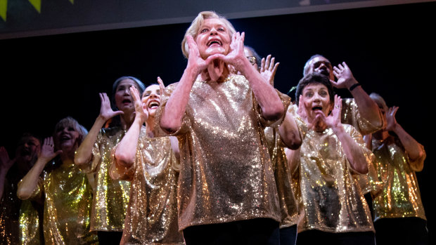 Need to save a cheesy musical about dancing seniors? Call Nancye Hayes