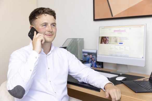 MyCareer: Telehealth GP Hugh O’Sullivan consults with patients with his ...