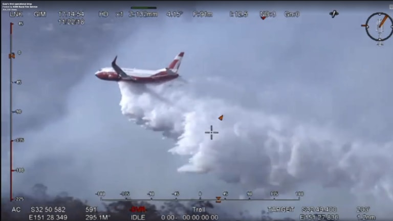 'Buying time': the pilot behind world's first Boeing 737 water bomber