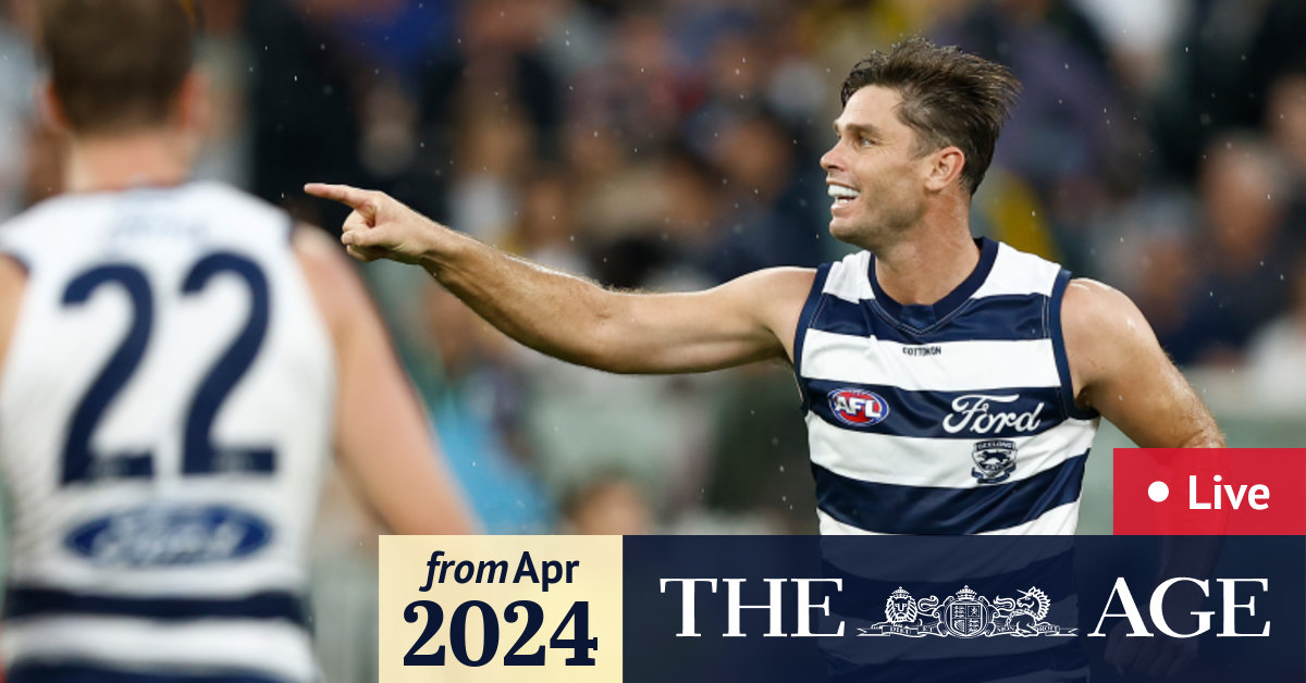 AFL 2024 round three LIVE updates: Hawthorn Hawks v Geelong Cats scores ...