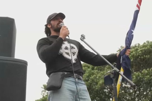 White nationalist Brandan Koschel held over alleged antisemitic speech ...