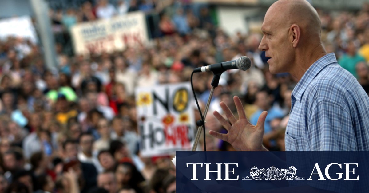 From the Archives, 2003: Peace rally draws over 100,000 to Melbourne