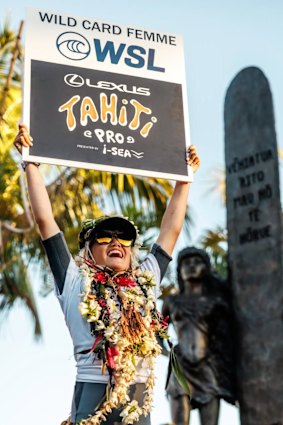 Tahiti Pro surfing: 12-year-old Kelia Mehani Gallina to tackle Teahupo’o
