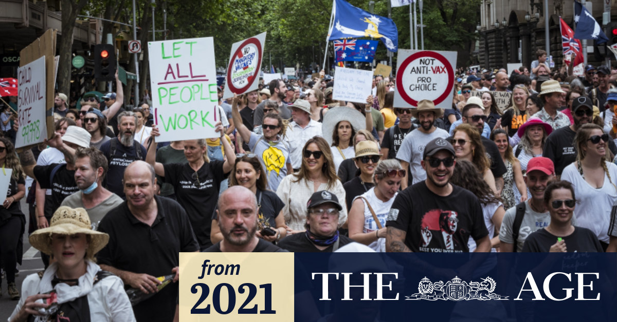 Melbourne protests: Climate, anti-vaccination mandate demonstrators ...