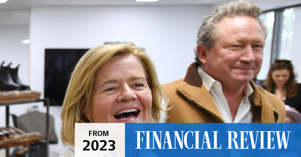 Andrew Forrest tumbles down Rich List after separation from wife Nicola