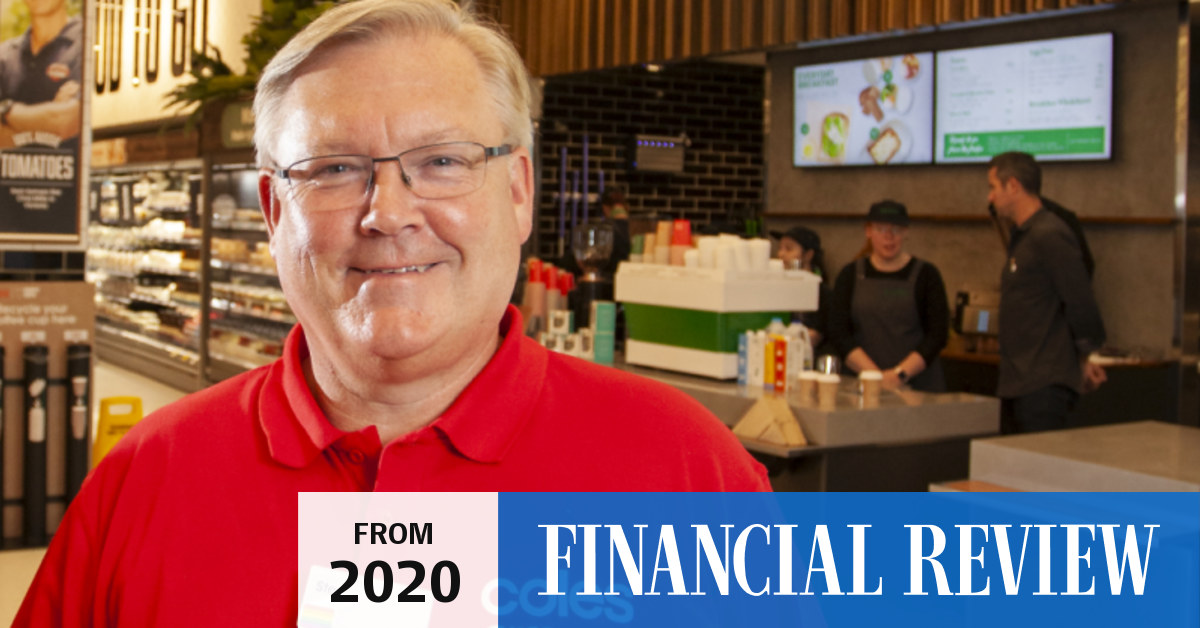 Coles CEO Steven Cain gears up for next challenge