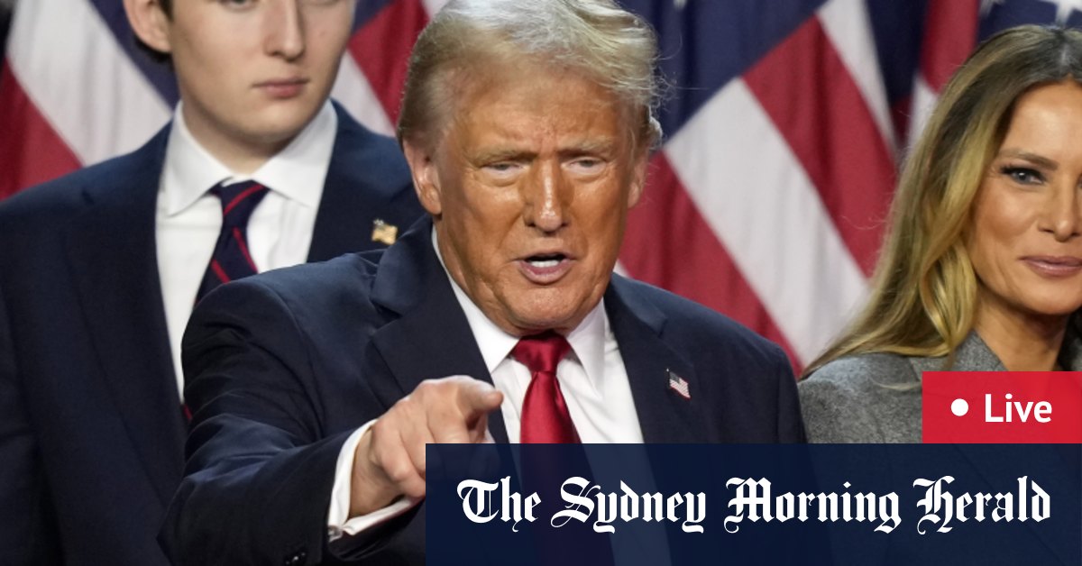 US election results 2024 LIVE: Trump, Anthony Albanese speak; Harris ...