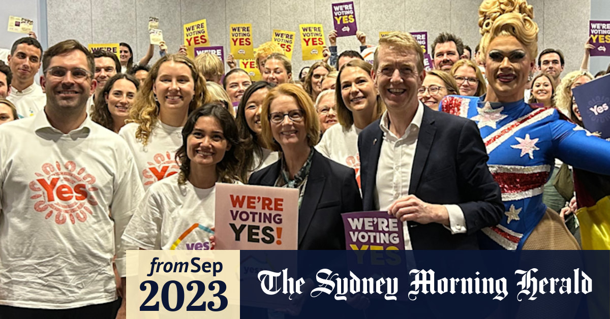 Australian expats at world’s largest AEC voting booth urged to vote Yes