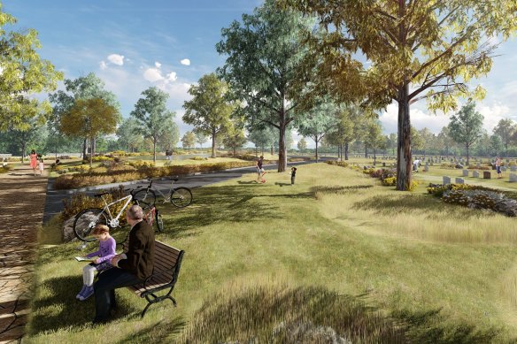 Planning: Massive new Melbourne cemetery at Harkness could double as a ...