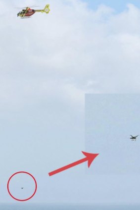 Drones are a distraction while pilots are trying to stop drownings ...