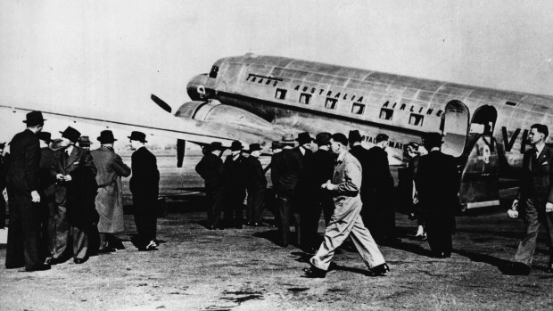 From the Archives, 1946: Inaugural flight by TAA