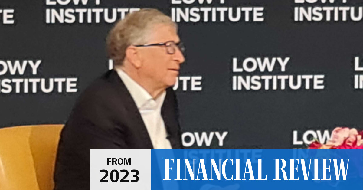 Bill Gates in Australia: Microsoft boss says Russia-Ukraine war has ...