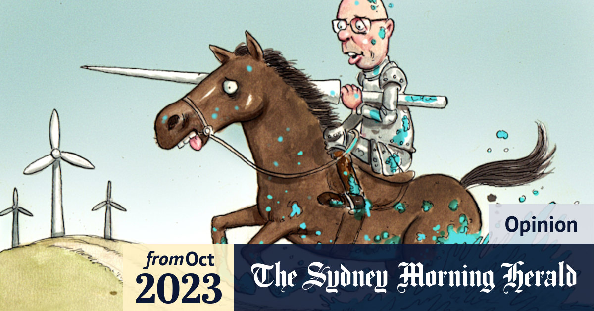 Peter Dutton thinks wind farms can blow power his way