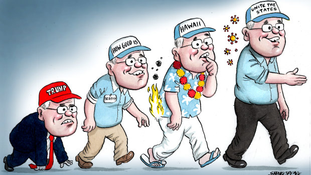 The ascent of Scott Morrison, from Trump's mini-me to national leader