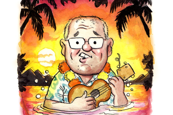 Scott Morrison goes to Hawaii over summer. Again