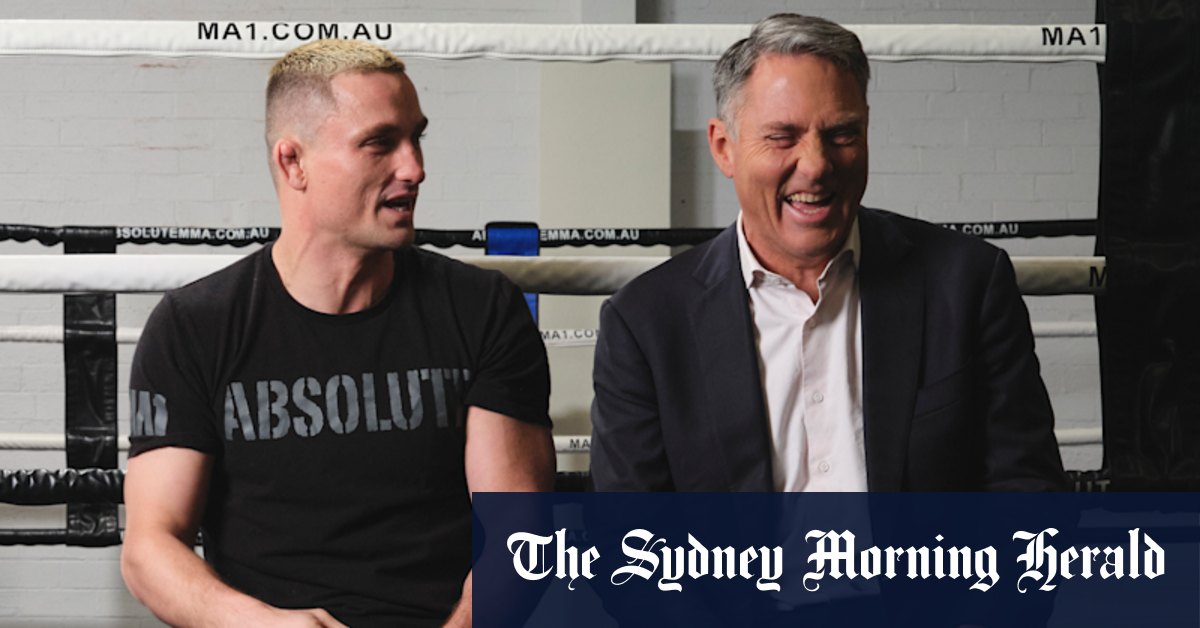 Richard Marles and his son sam: From golf to the UFC ring