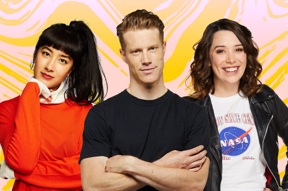 Triple J presenters Tom Tilley, Linda Marigliano and Gen Fricker leave ...