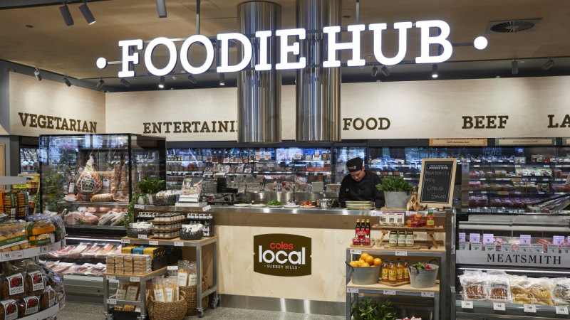 Coles opens its own little shop as battle for customers goes small