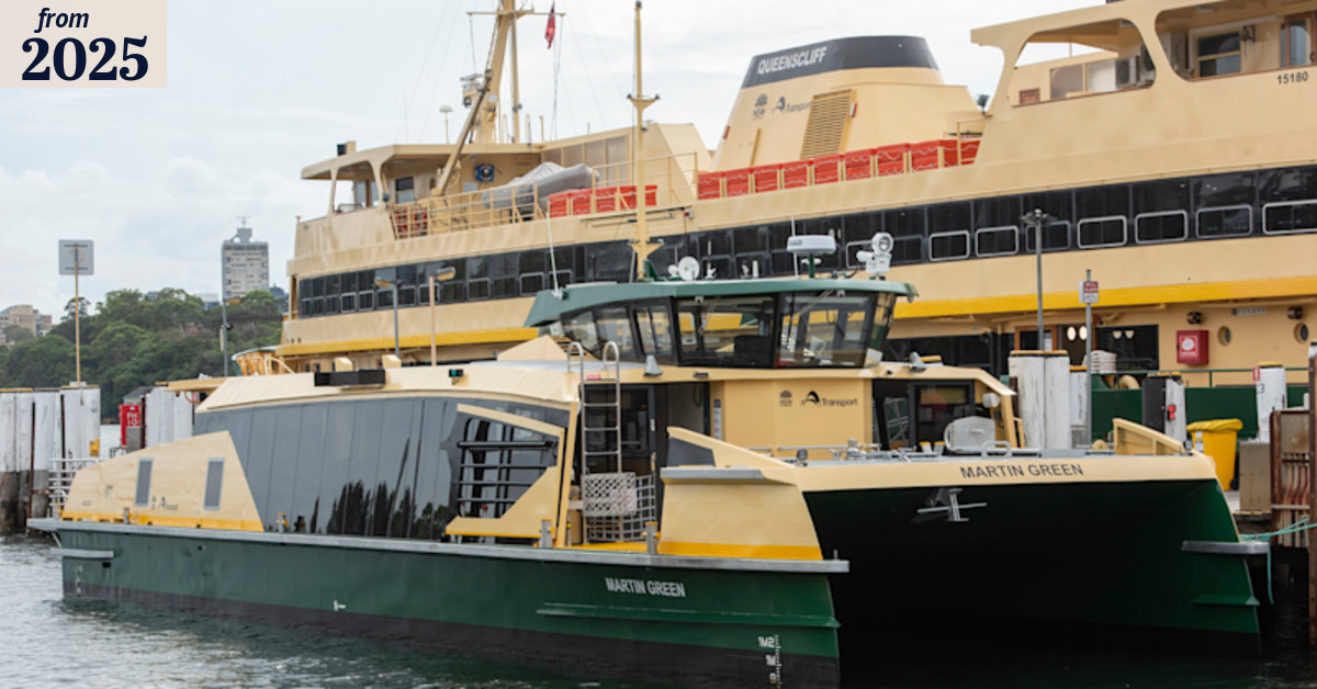 New Sydney ferries: Sydney’s newest ferry sails into harbour weeks ...