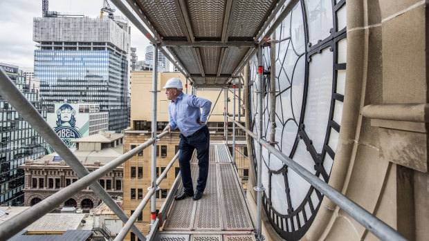 Look no hands as Sydney's GPO clock gets a makeover