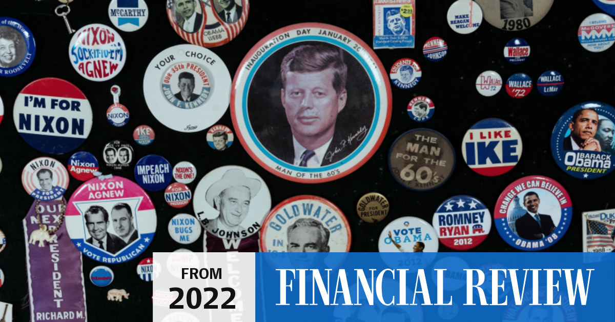 Leuralla toy sale: $400 collection of US election badges sells for $10k