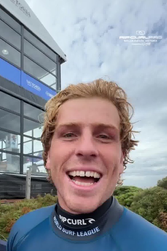 Bells Beach Pro 2025: Australian wildcard Xavier Huxtable knocks out ...