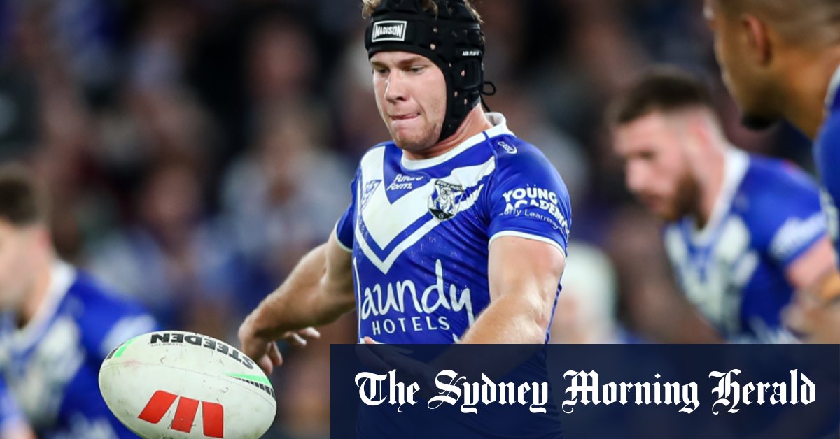 NRL 2024: How high was Matt Burton’s bomb for Canterbury Bulldogs ...