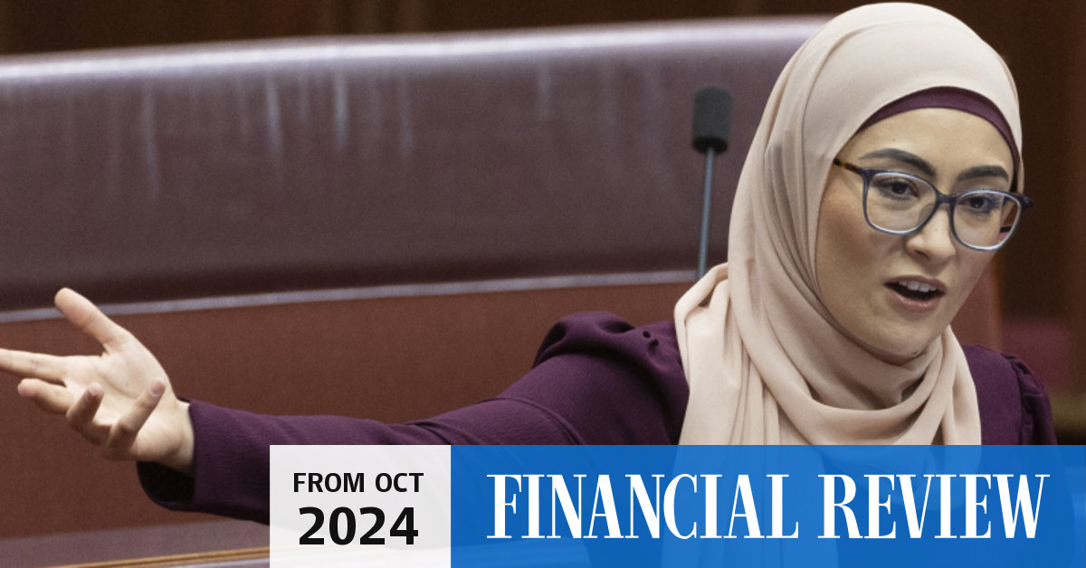 Fatima Payman won’t lead a single-issue ‘dead duck’ party, says adviser ...