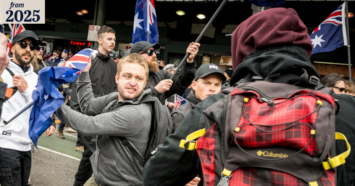 March for Australia Melbourne CBD begins; police prepare for violence