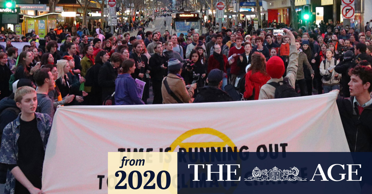 Victoria fires: Melbourne climate protest interest boosted by police ...