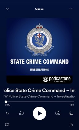 NSW Police have a new investigation technique: a podcast