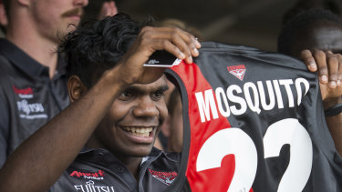 Mosquito to debut for Bombers in Darwin