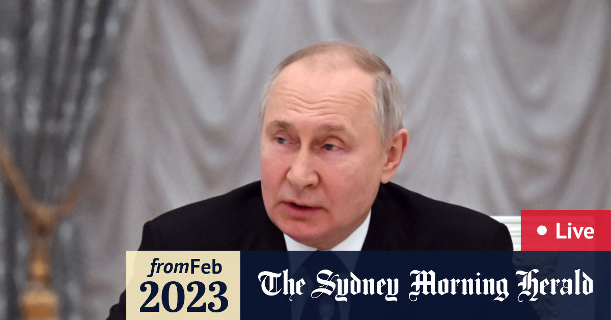 As it happened: Vladimir Putin gives speech to Russian elites on ...