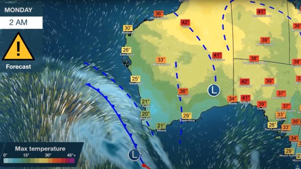 Unusual cold front to bring storms, rain and extreme fire danger to WA