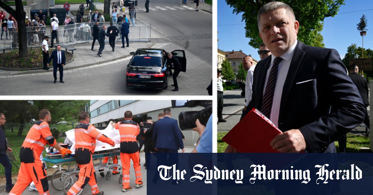 Slovakia Prime Minister Robert Fico shot and injured