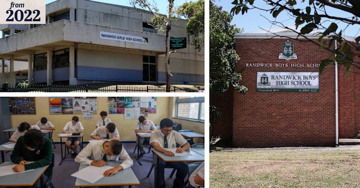 Randwick boys’ and girls’ high schools could soon merge