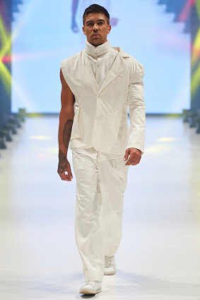Perth Fashion Festival: Tattooed tradie goes from construction site to ...