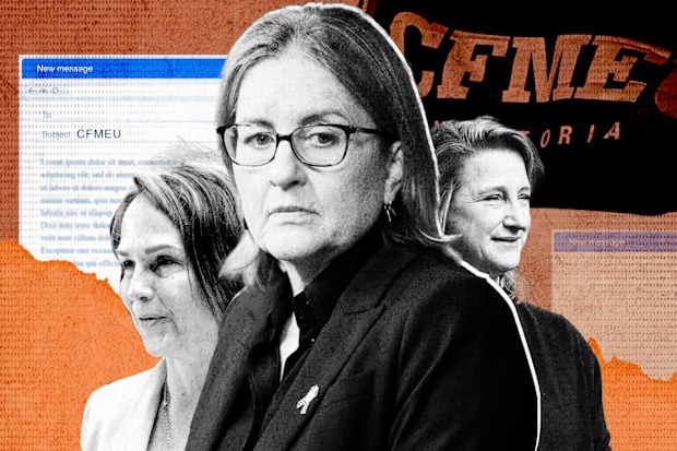 Victorian Premier Jacinta Allan and MPs Vicki Ward and Jaala Pulford ...