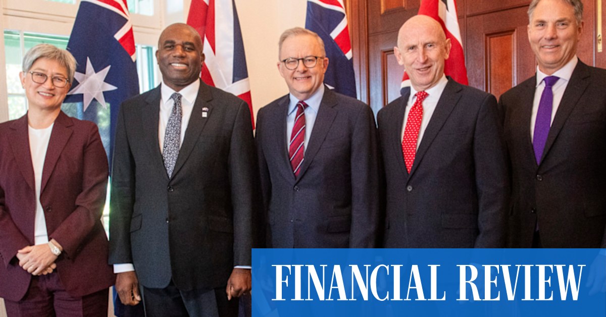 Britain, Australia sign 50-year AUKUS treaty on submarines