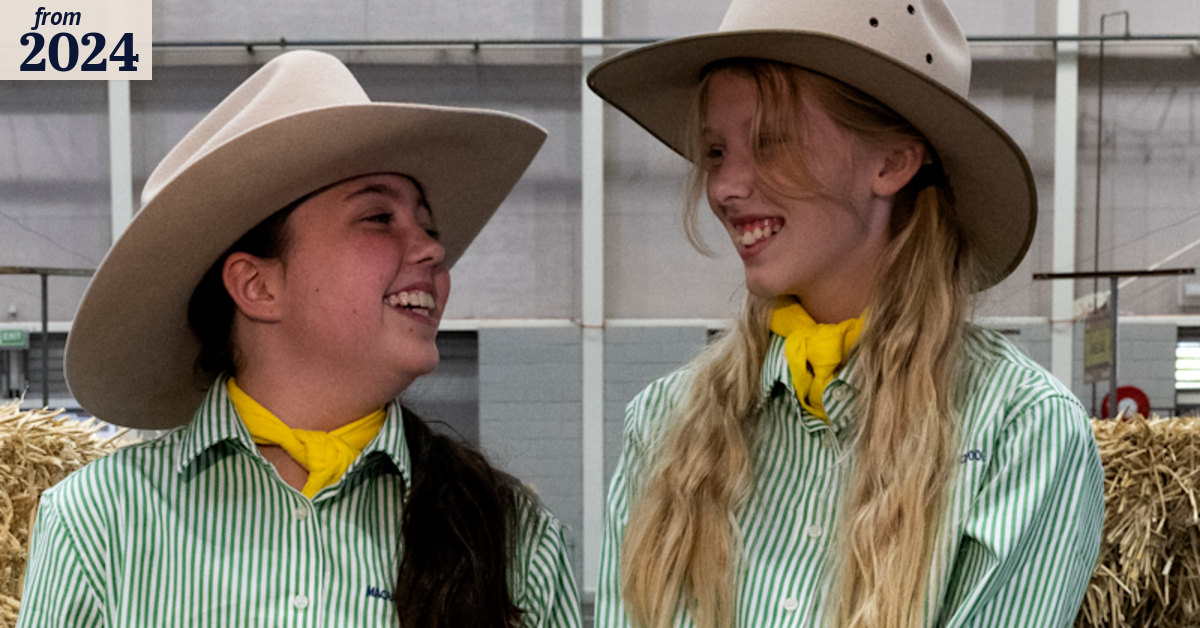 Royal Easter Show: School sheep competition