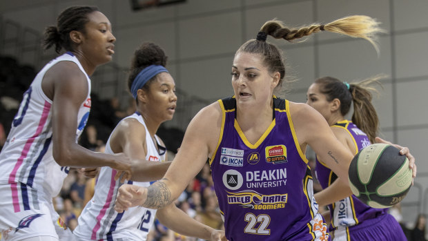 WNBL: Cayla George backs Melbourne Boomers handle pressure with season ...
