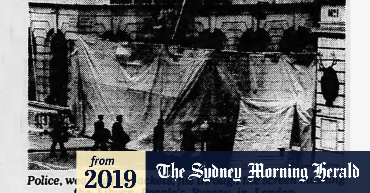 From the Archives: British police lay siege to Libyan Embassy in London