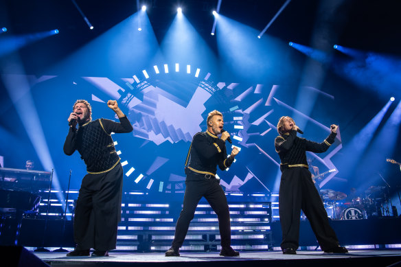 They’ve still got it: 90s icons Take That kick off Australian tour in Perth