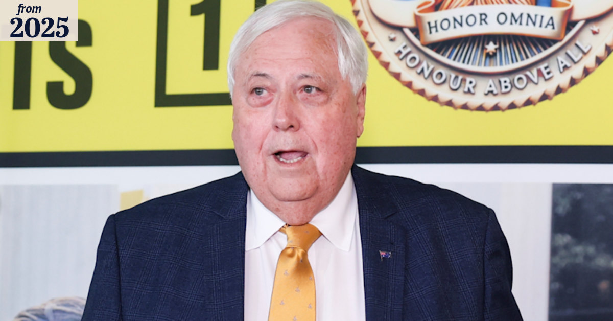 Election 2025: Clive Palmer targets Peter Dutton in MAGA-style election ...