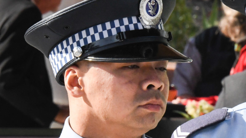 NSW Police officer who shot man at Central Station says he had no choice