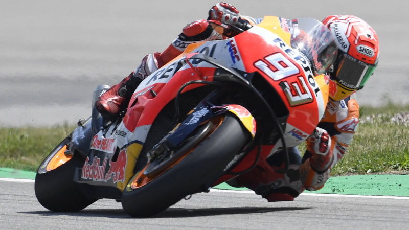 Marc Marquez wins ninth German MotoGP in a row