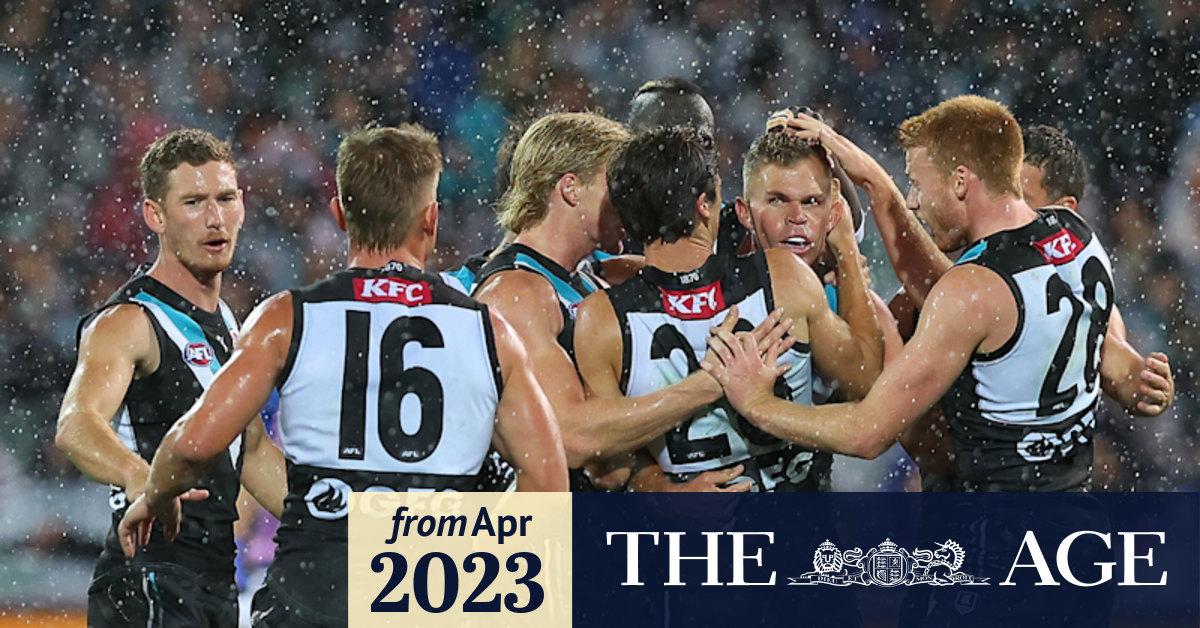 AFL 2023: Port Adelaide Power beat Western Bulldogs with late flourish