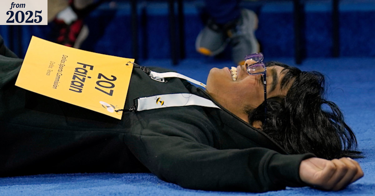 Scripps National Spelling Bee: Faizan Zaki wins a year after finishing ...