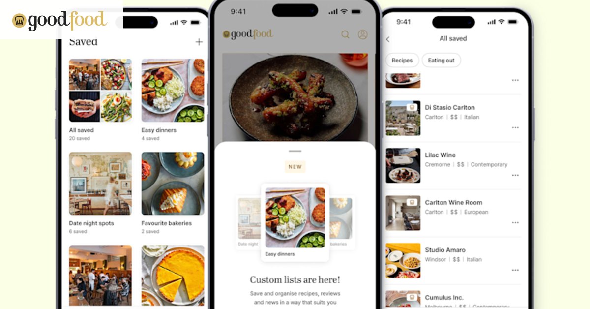 Good Food app: How to save your favourite recipes and restaurants
